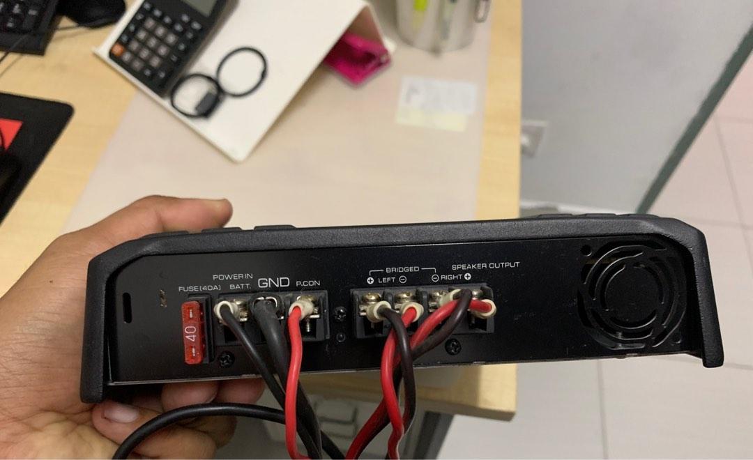 KENWOOD KAC-M626 2 Ch Power Amplifier, Auto Accessories on Carousell