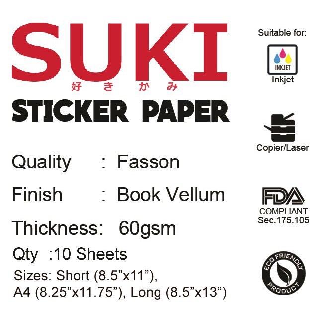 LF: SUKI LONG MATTE STICKER PAPER, Looking For on Carousell