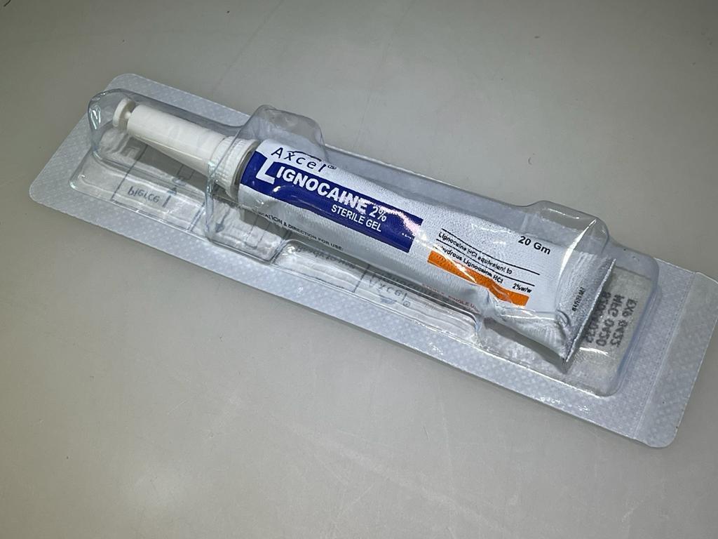 Lignocaine 2% Sterile Gel, Health & Nutrition, Medical Supplies & Tools ...