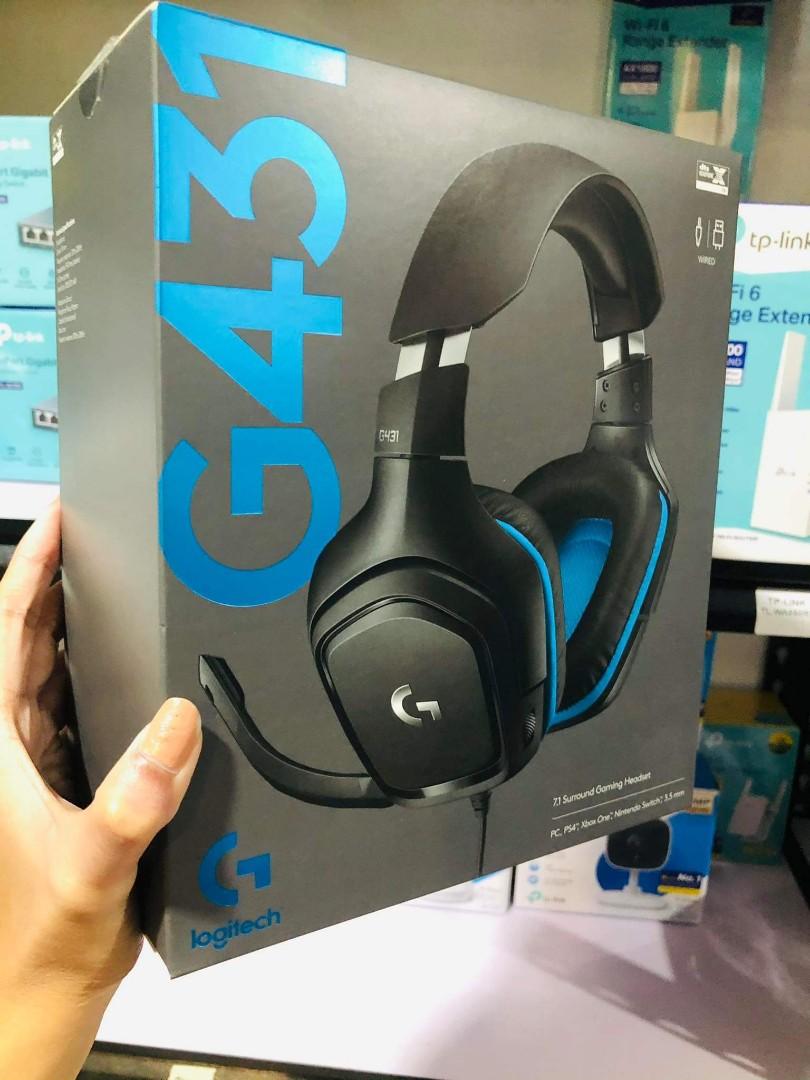 LOGITECH G431, Audio, Headphones & Headsets on Carousell