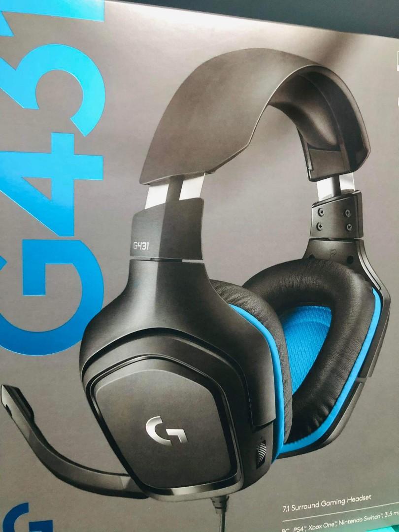 LOGITECH G431, Audio, Headphones & Headsets on Carousell