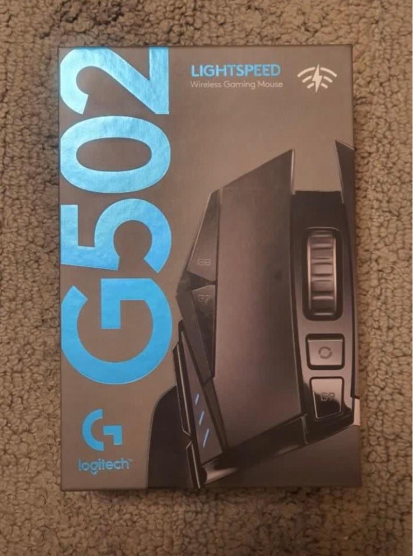 Logitech G502 lightspeed wireless gaming mouse + powerplay charging mat ...