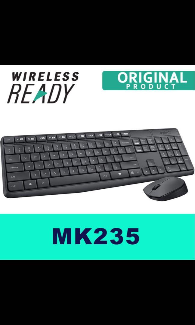 Logitech Mk235 Wireless Keyboard And Mouse Combo Computers And Tech Parts And Accessories