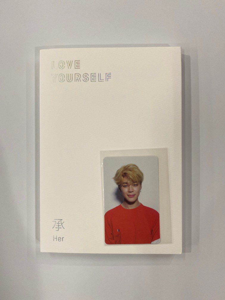 LY HER V ALBUM W/ JIMIN PC, Hobbies & Toys, Memorabilia & Collectibles ...