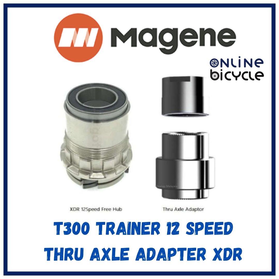 Magene Trainer T300 12-Speed XDR Freehub (with Thru Alxe Adapter) for ...