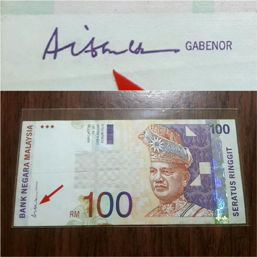 Malaysia 9th Series RM100 Ringgit, Hobbies & Toys, Collectibles ...