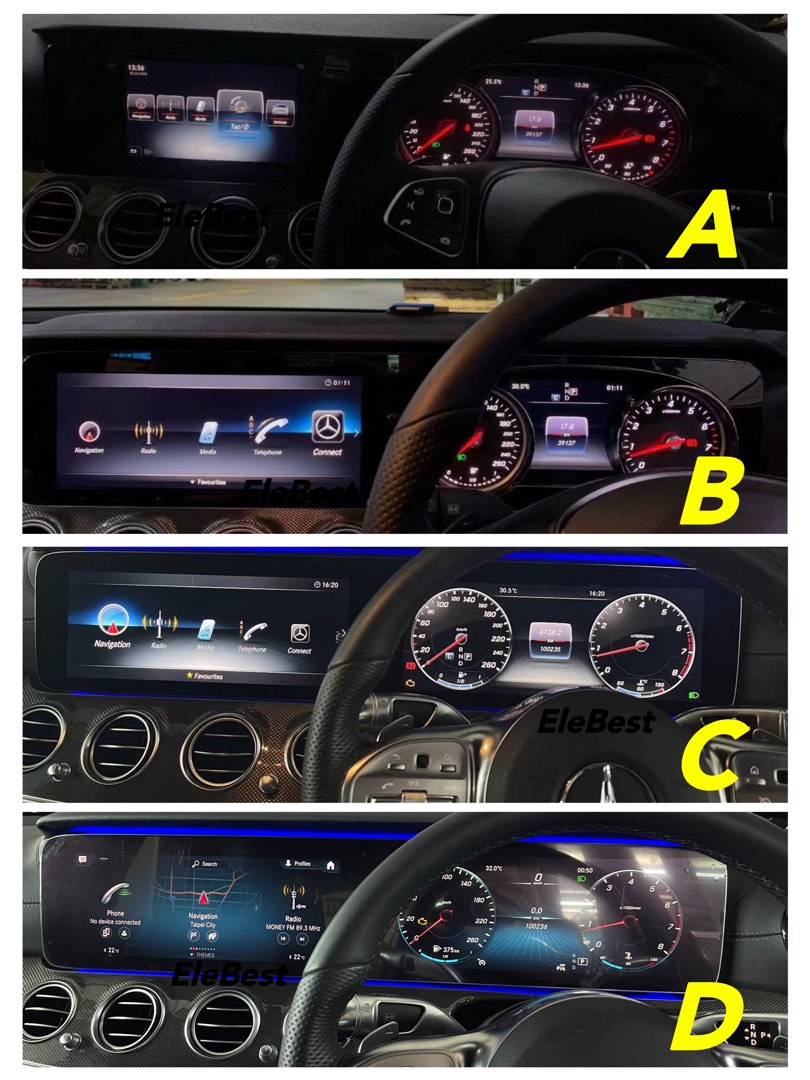 MBUX Touch Screen Retrofit for W213 PreFL, Car Accessories, Accessories ...