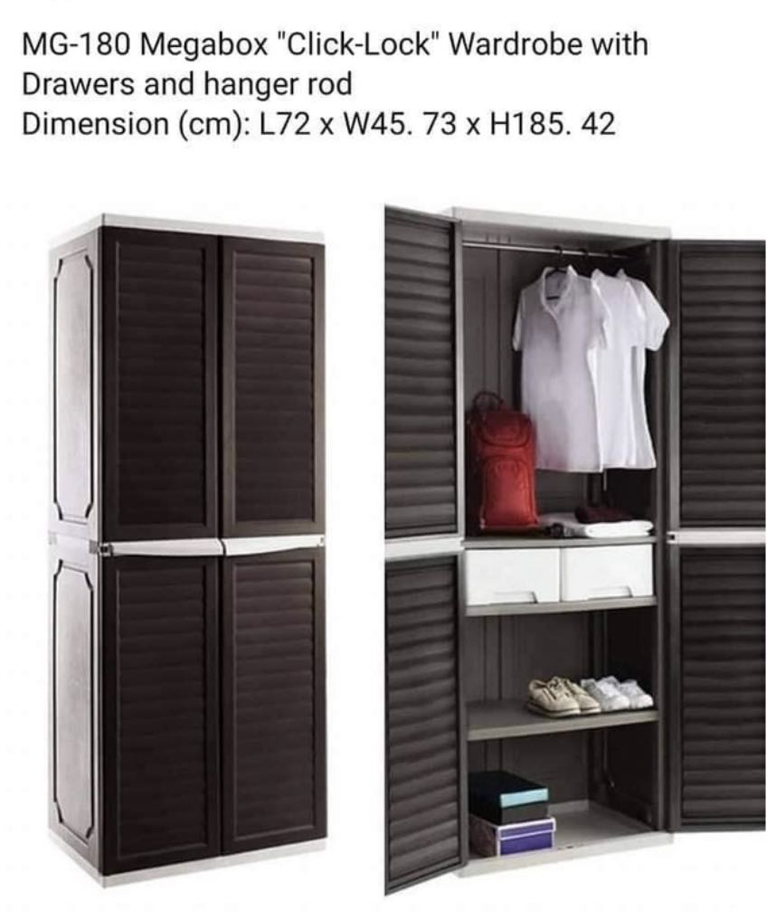 Megabox Click Lock Cabinet, Furniture & Home Living, Furniture, Shelves ...