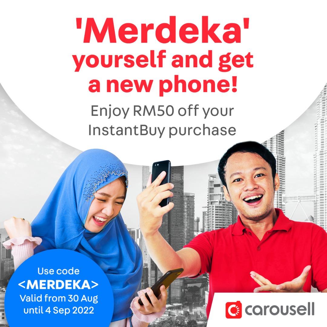 [MERDEKA SPECIAL] RM50 off your phone purchase!, Community on Carousell