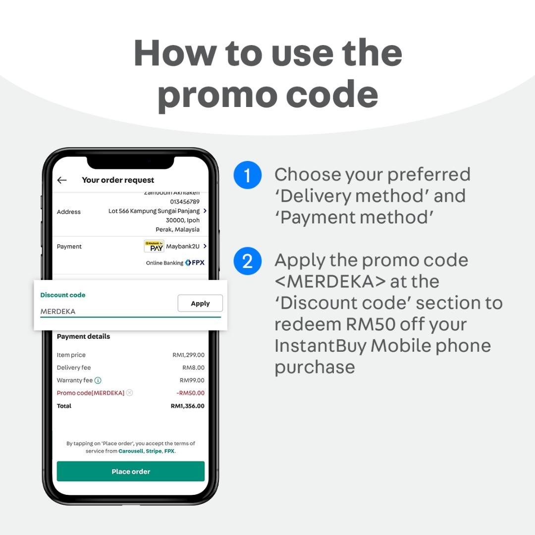 [MERDEKA SPECIAL] RM50 off your phone purchase!, Community on Carousell