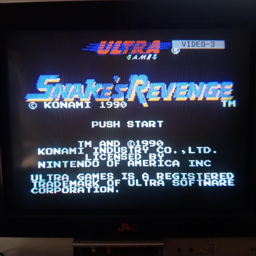 Metal Gear Snake's Revenge, Video Gaming, Video Games, Nintendo on ...