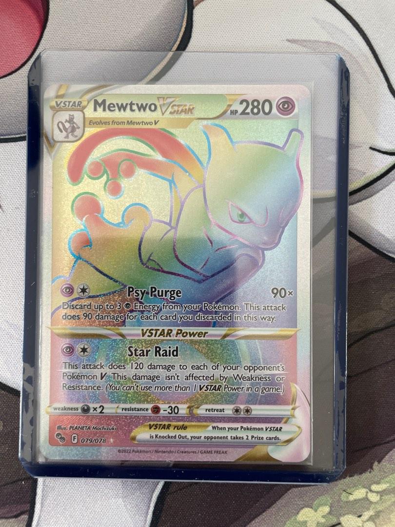 Mewtwo Alternate art/Mewtwo rainbow rare, Hobbies & Toys, Toys & Games ...