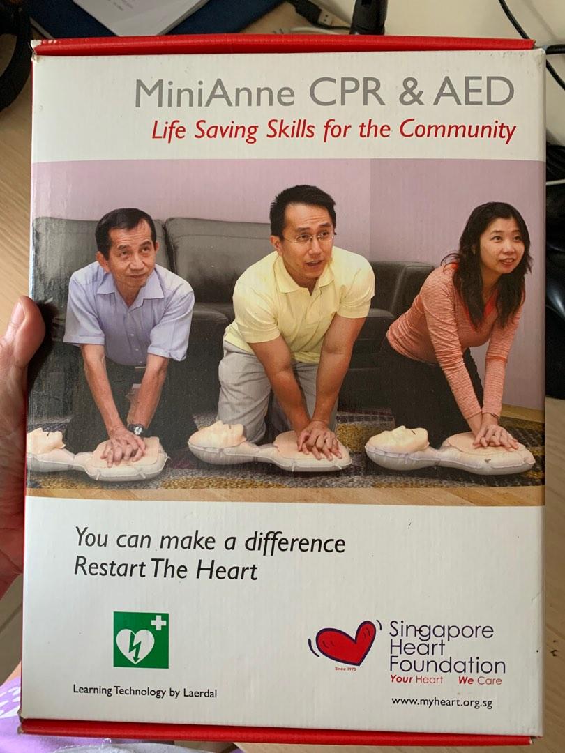 Mini Anne CPR & AED Training kit, Health & Nutrition, Medical Supplies ...