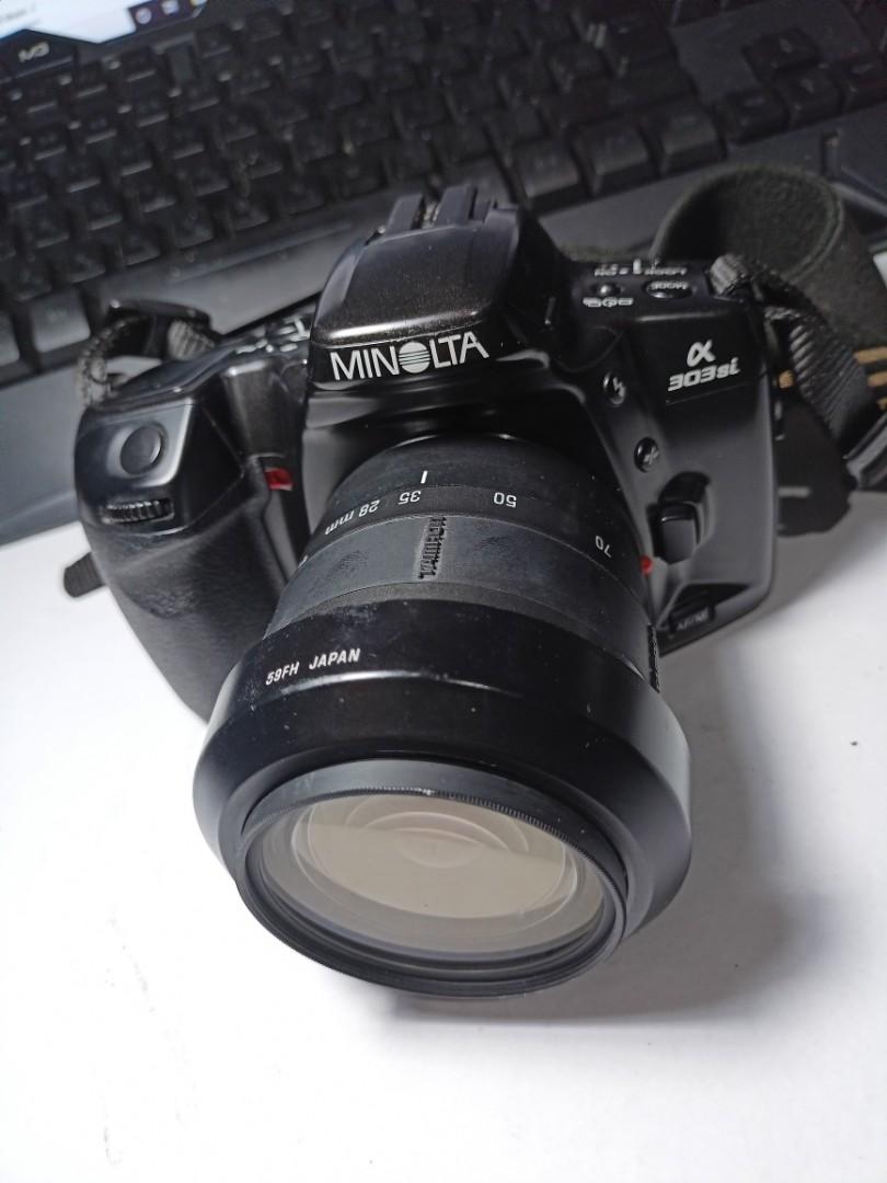 Minolta alphap 303si, Photography, Cameras on Carousell