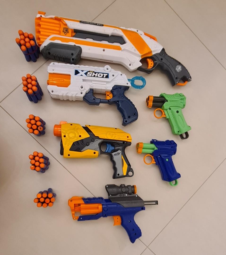 Mixed Blaster Bundle (NERF + X SHOT), Hobbies & Toys, Toys & Games on ...