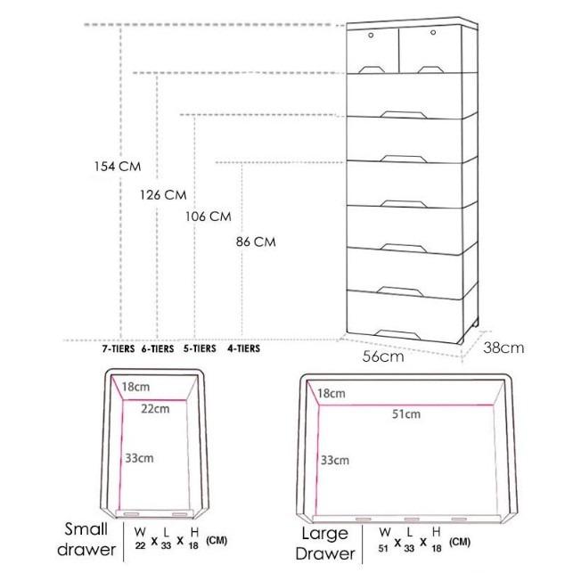 Modern Storage Drawers Cabinets, Furniture & Home Living, Home ...