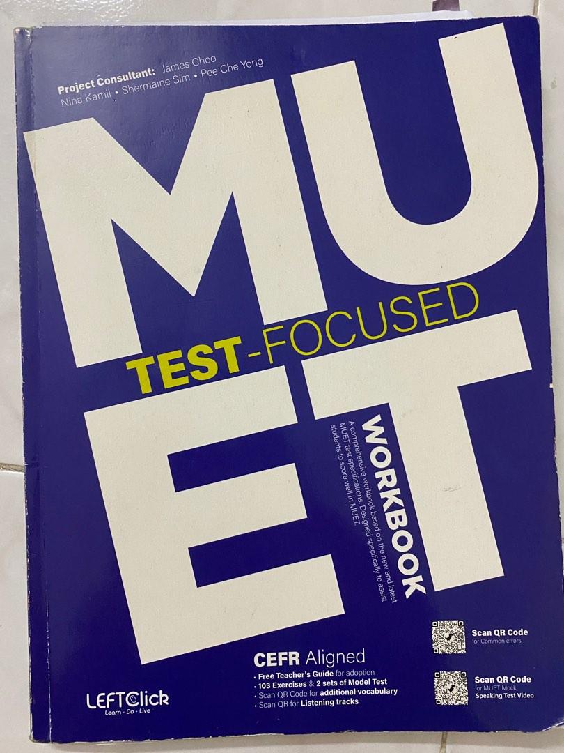 MUET exercise book, Hobbies & Toys, Books & Magazines, Textbooks on ...