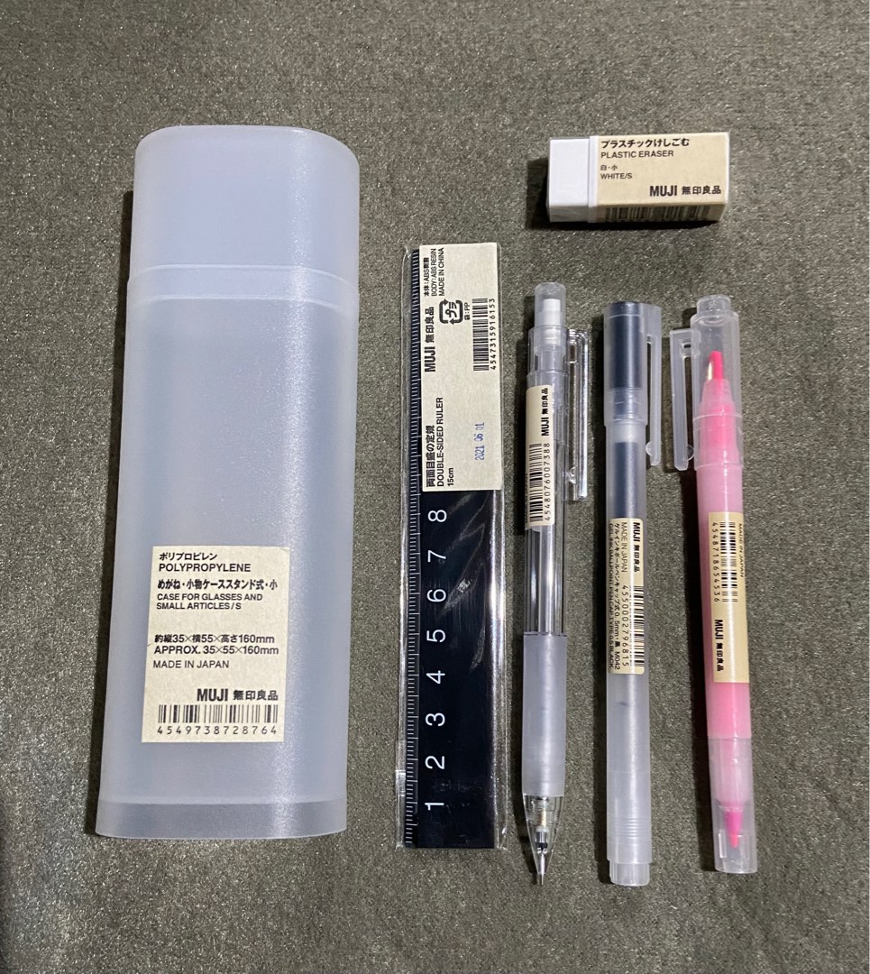 Muji pen case, Hobbies & Toys, Stationary & Craft, Stationery & School ...