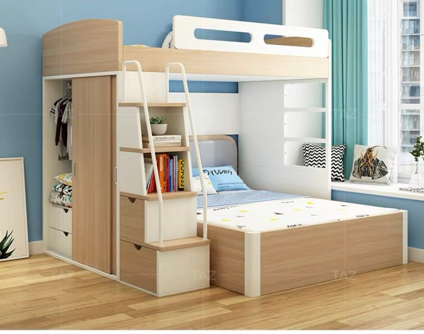 "MULTIPLE VARIATIONS multi-functional high and low bed with wardrobe ...