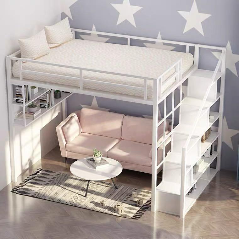 "MULTIPLE VARIATIONS wrought iron upper bed and lower table elevated ...