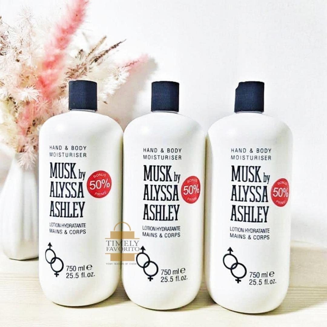 Musk by Alyssa Ashley Hand & Body Lotion 750ml, Beauty & Personal Care ...