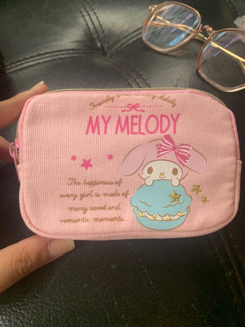 My Melody Rectangle Purse Blue Macaroon Design, Women's Fashion, Bags ...