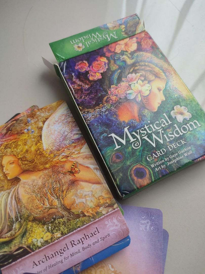 Mystical wisdom oracle cards deck tarot deck, Serba Serbi, Barang ...