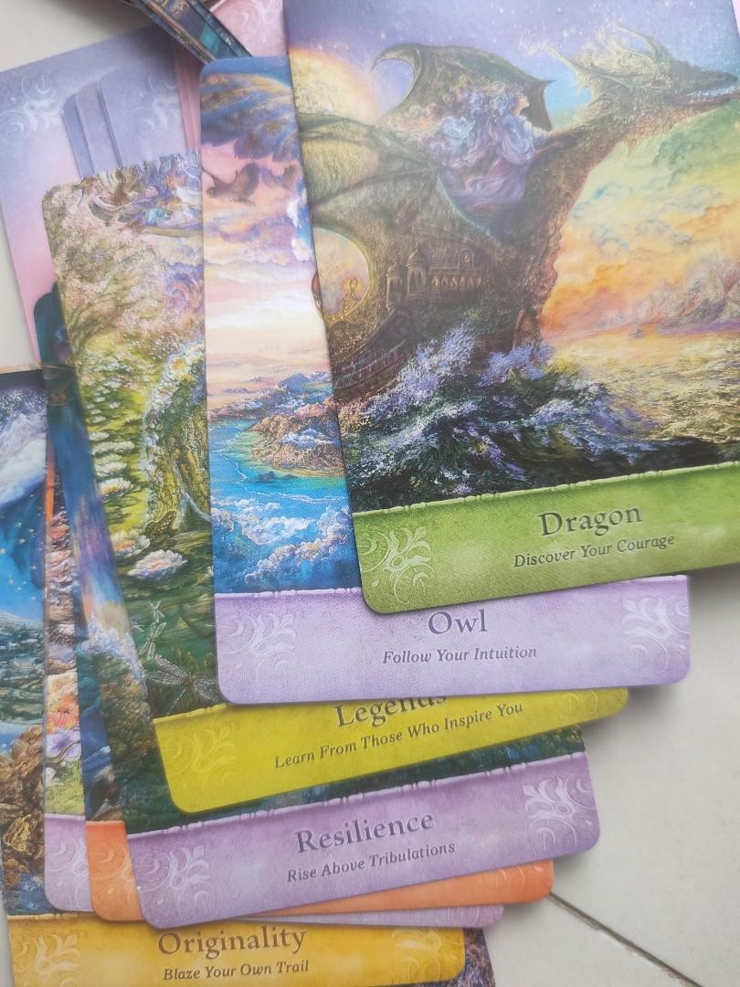 Mystical wisdom oracle cards deck tarot deck, Serba Serbi, Barang ...