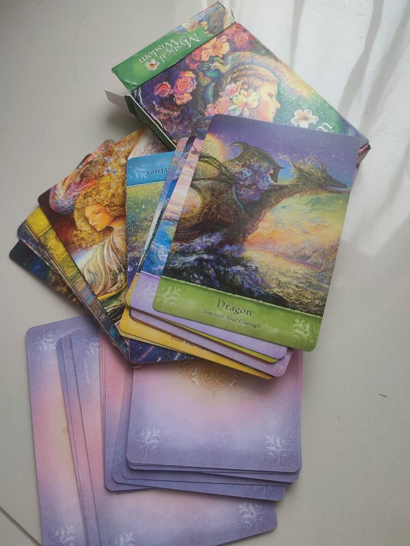 Mystical wisdom oracle cards deck tarot deck, Serba Serbi, Barang ...