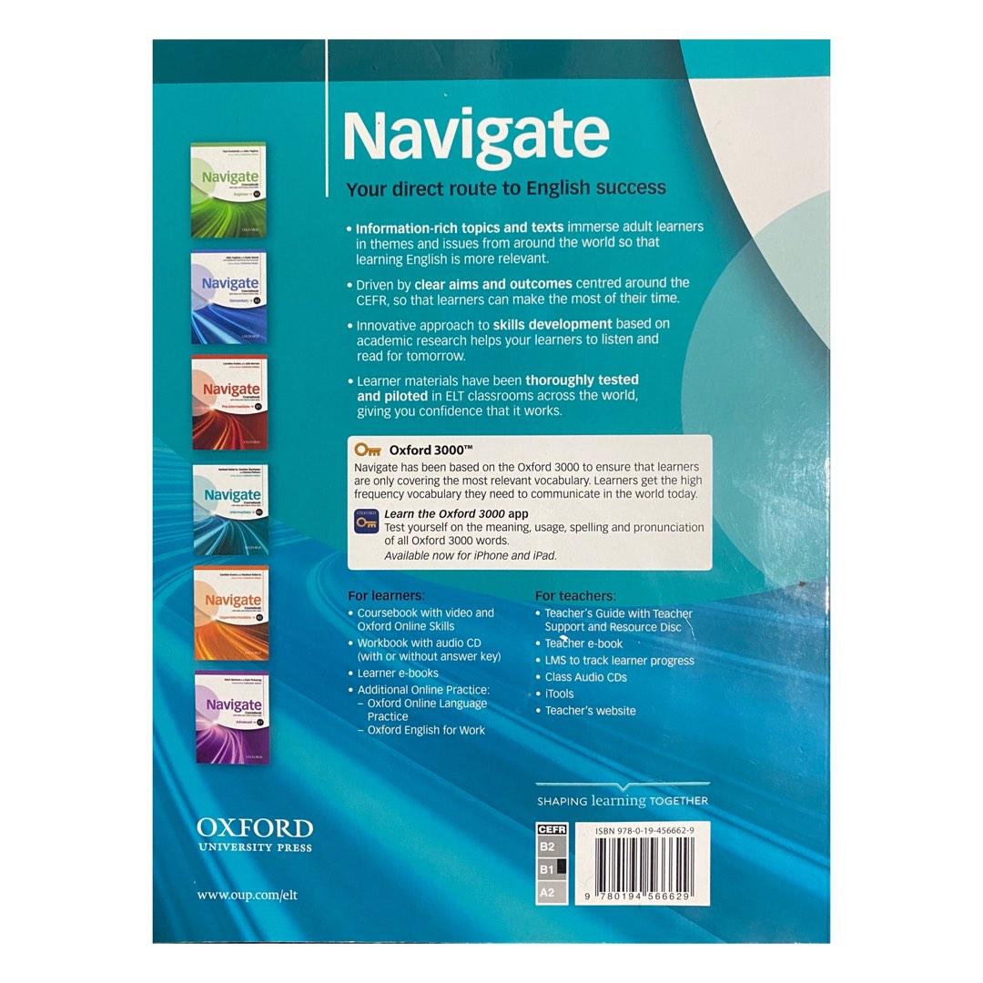 Navigate Intermediate B1+ Coursebook, 興趣及遊戲, 書本 & 文具, 教科書 - Carousell