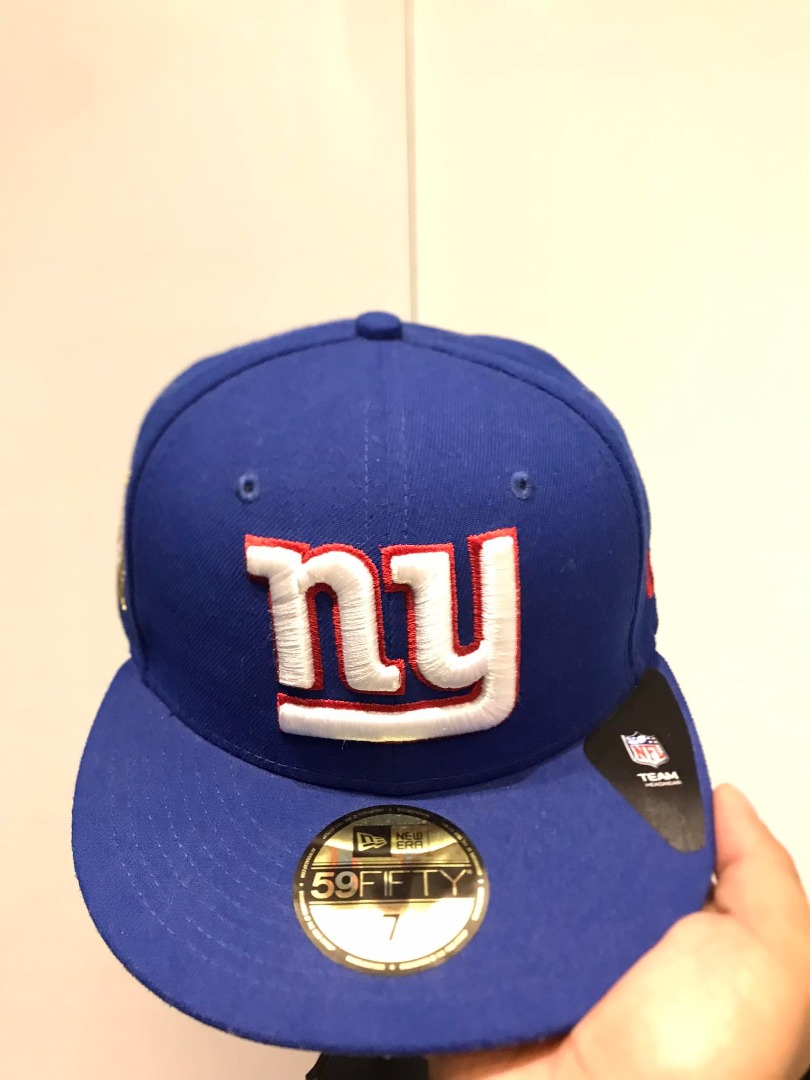 New Era New York Giants 4 Champions Ring Side patch Royal Blue 5950 ...