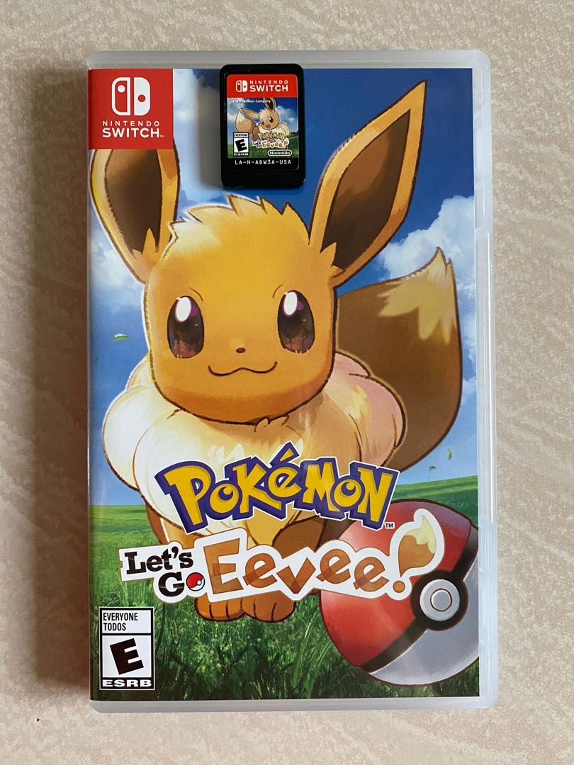 Pokemon Let's Go Eevee - Nintendo Switch Games , Video Gaming, Video ...