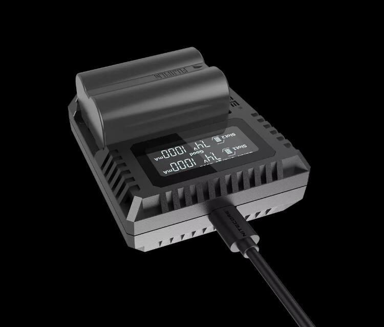 NITECORE FX3 2-SLOT USB-C QC BATTERY CHARGER FOR FUJIFILM X-T4 ...