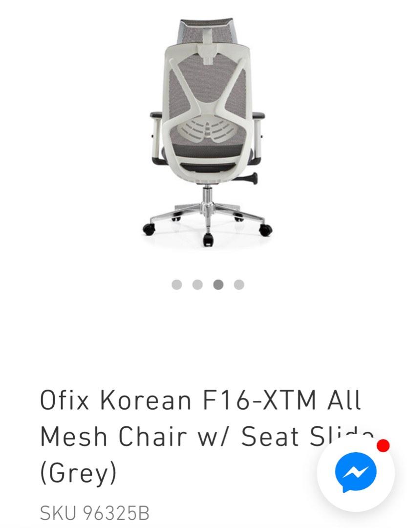 Ofix korean ergonomic chair, Furniture & Home Living, Office Furniture ...