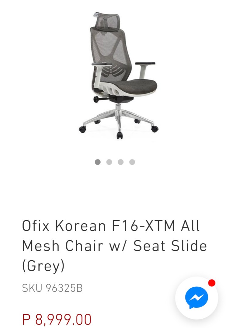 Ofix korean ergonomic chair, Furniture & Home Living, Office Furniture ...