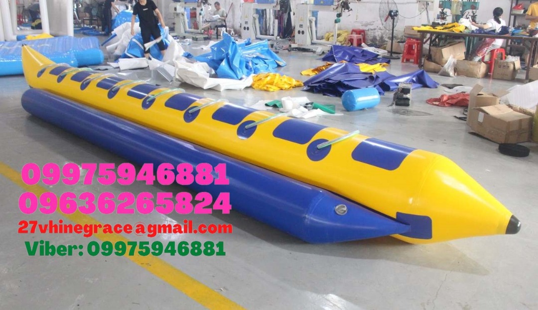 on hand banana boat inflatable water sports 8 persons, Sports Equipment ...
