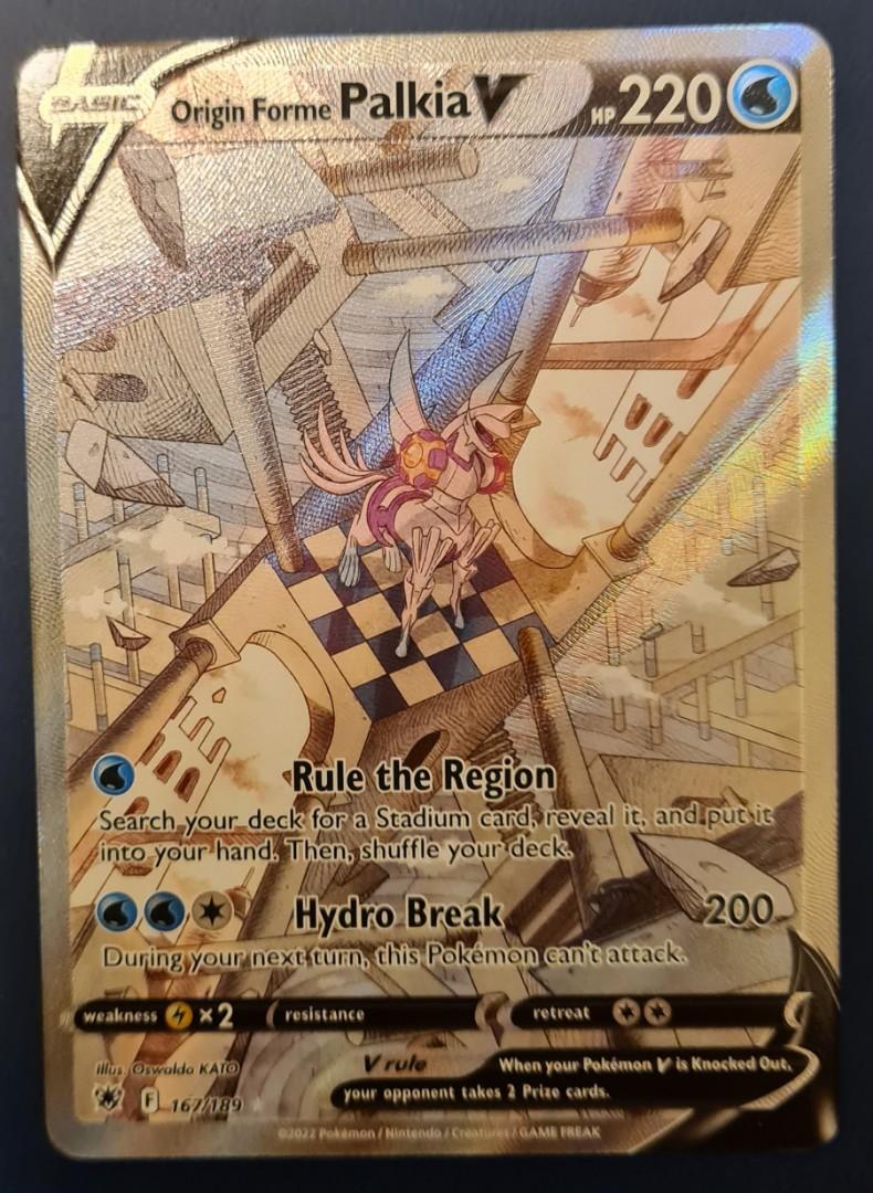 Origin forme Palkia V alternate art - Astral Radiance, Hobbies & Toys ...