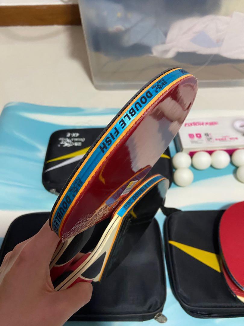 Original DOUBLE FISH Table Tennis Racket Professional Racket/with ...