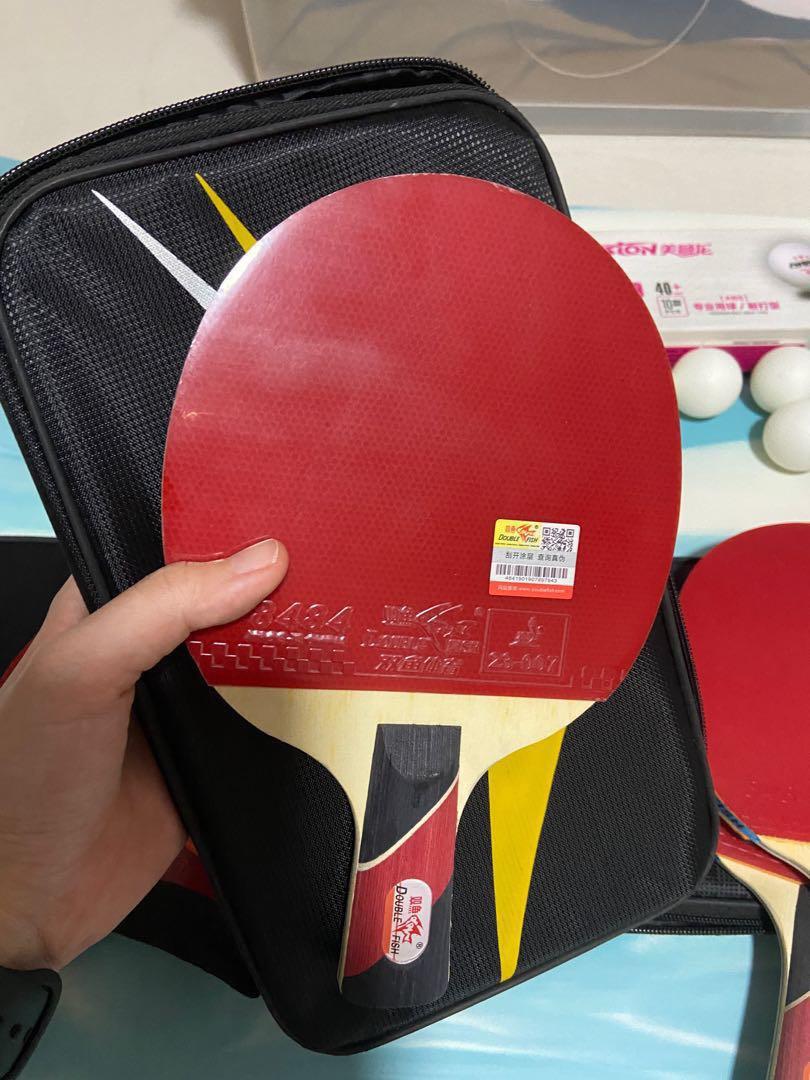 Original DOUBLE FISH Table Tennis Racket Professional Racket/with ...