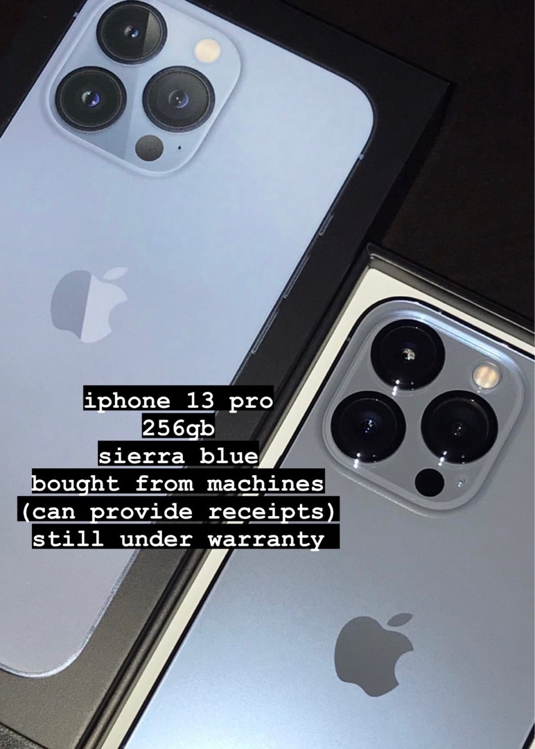 ORIGINAL IPHONE 13 PRO 256GB SIERRA BLUE, Mobile Phones & Gadgets ...