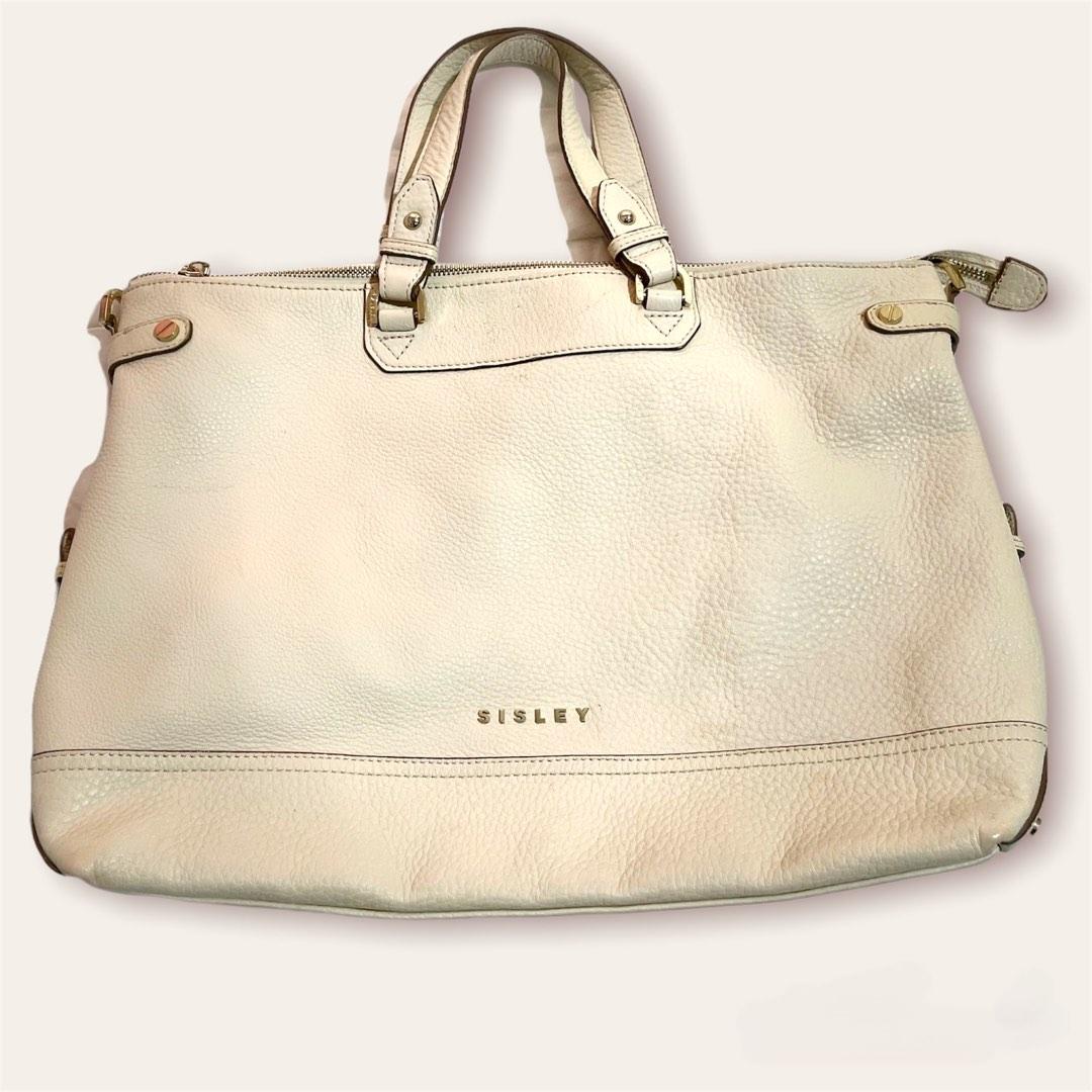Original Sisley Two-Way Shoulder Bag (Off-white), Luxury, Bags ...