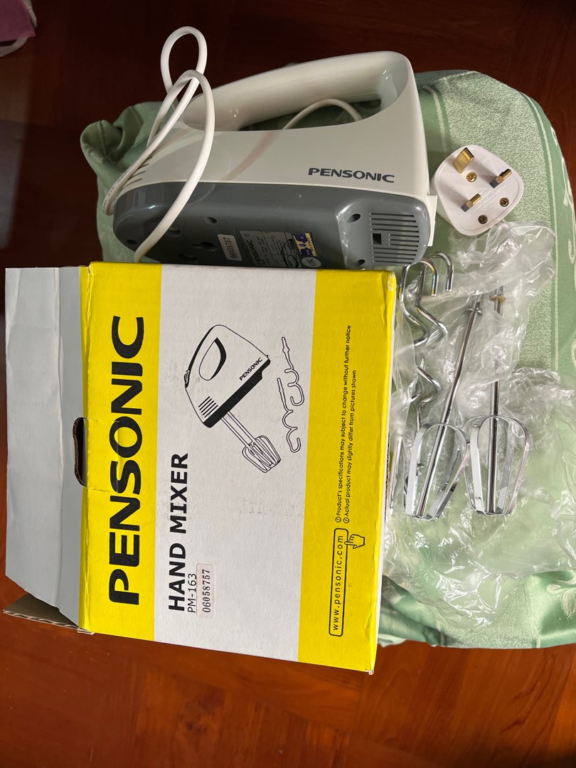 Pensonic Hand Mixer PM 163 | 電動打蛋器攪拌器攪拌機手持式, 家庭電器, 廚房電器, 打蛋器及廚師機 on ...