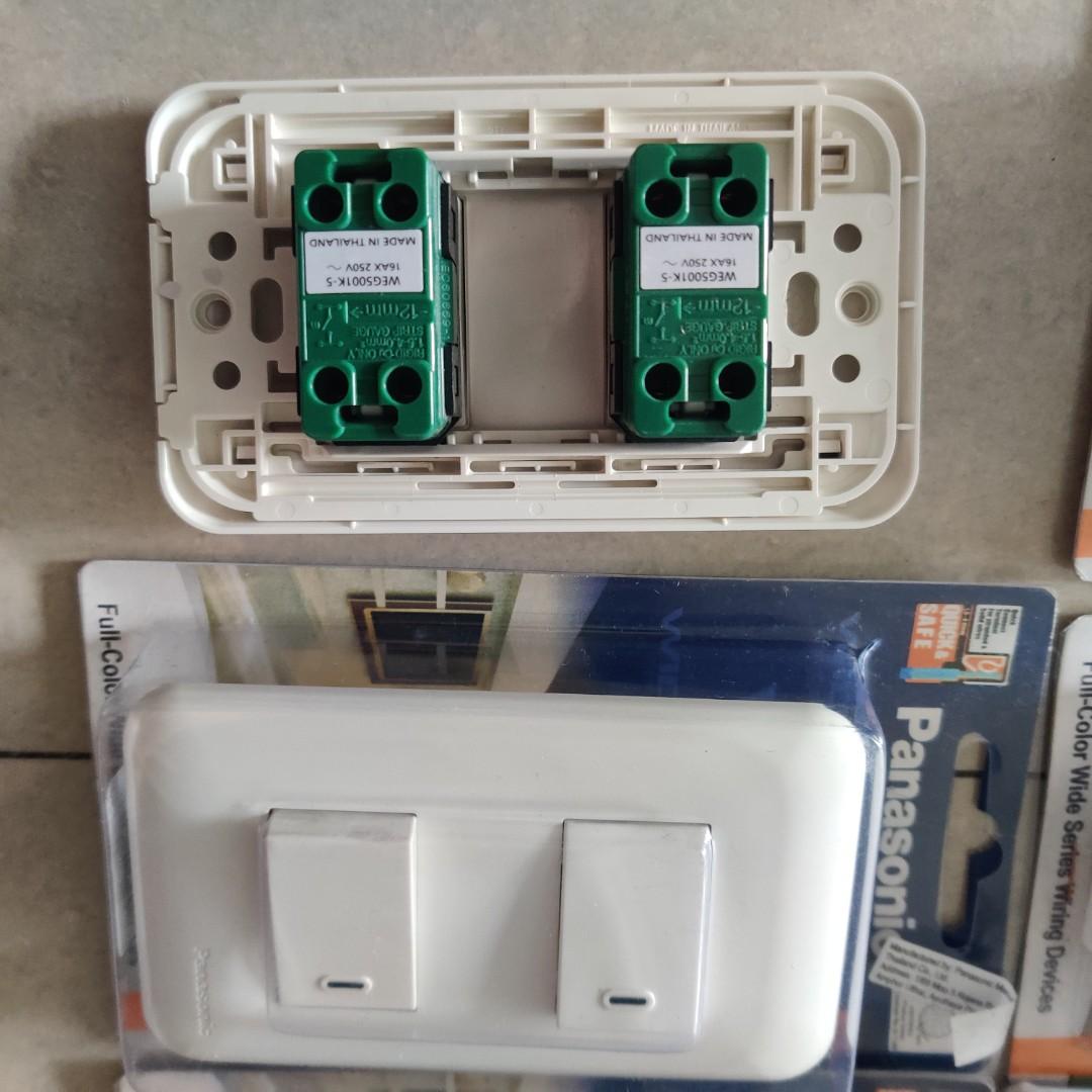 Panasonic Switches and Sockets LOT Sale (Used), TV & Home Appliances ...