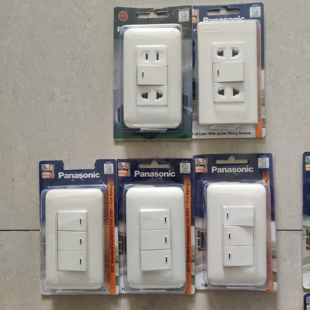 Panasonic Switches and Sockets LOT Sale (Used), TV & Home Appliances ...