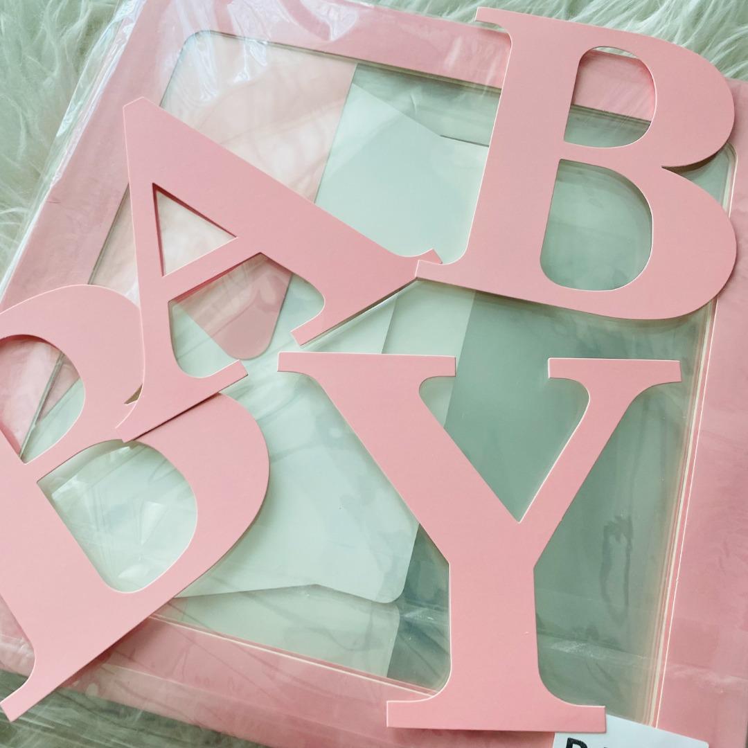 PINK BABY box | balloon Box | Box balloon | birthday party decoration ...