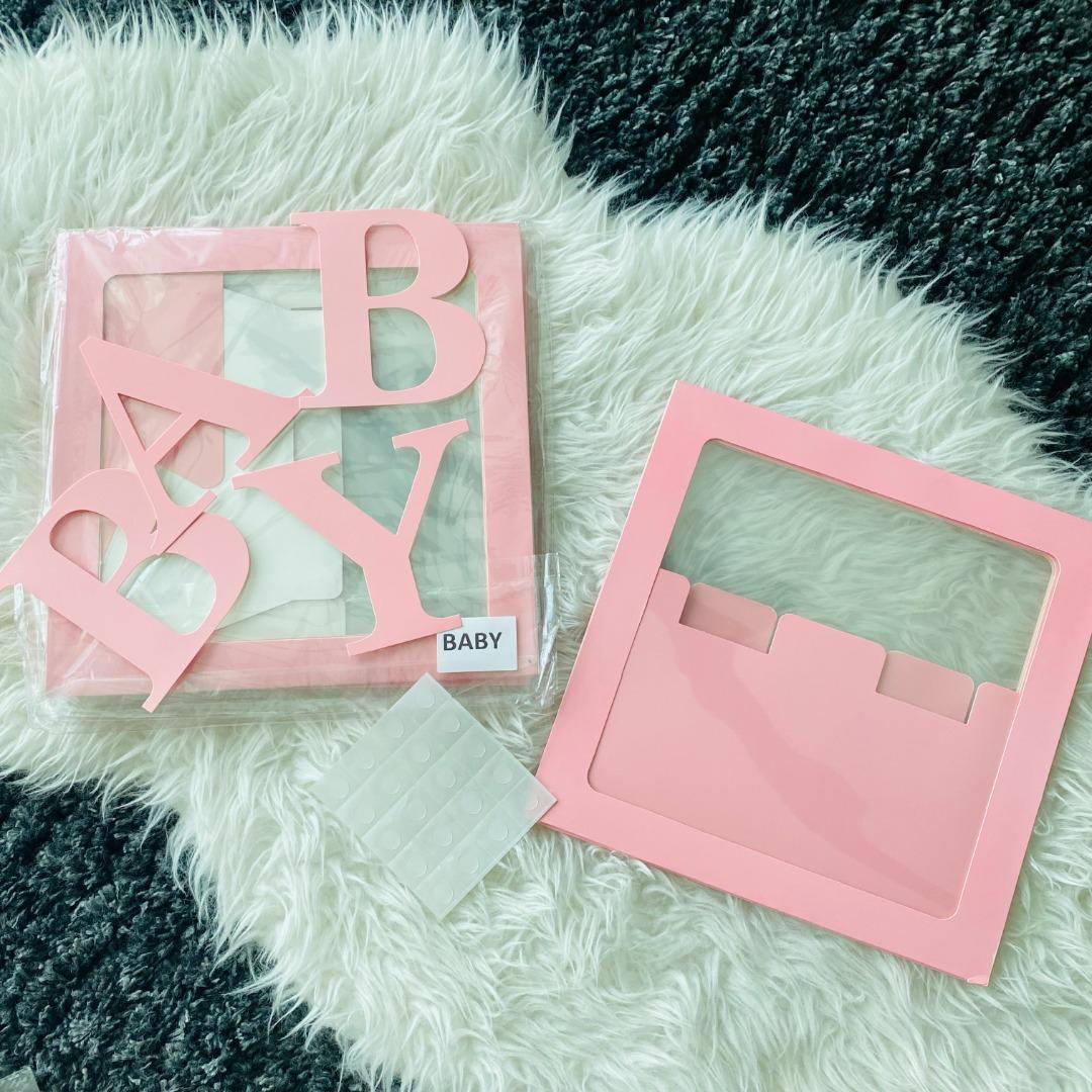 PINK BABY box | balloon Box | Box balloon | birthday party decoration ...