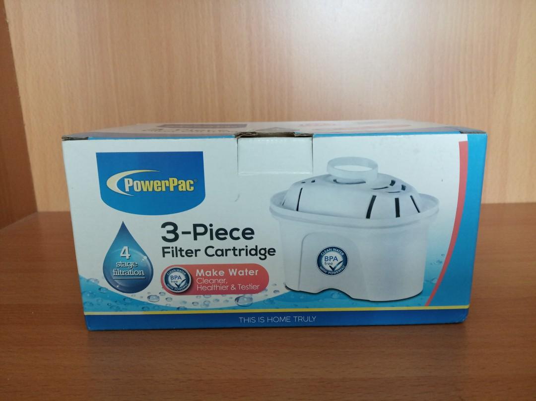 PowerPac Water Filter Pitcher + 5 pieces Filter Cartridge, Furniture ...