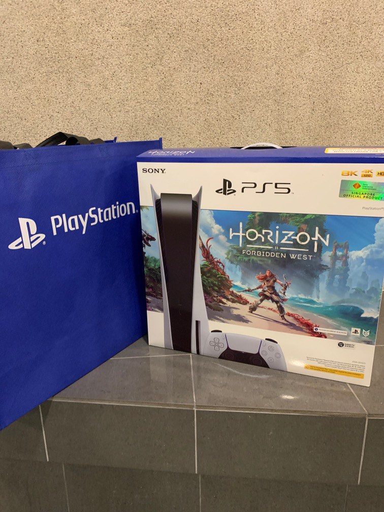 PlayStation5 with Horizon Forbidden West, Video Gaming, Video Game ...
