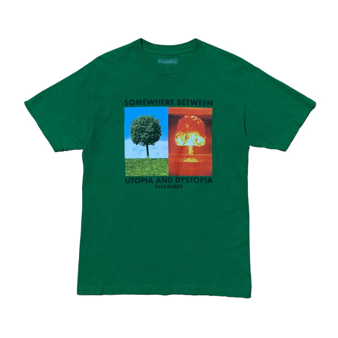 Pleasure Utopia & Dystopia Tee, Men's Fashion, Tops & Sets, Tshirts ...