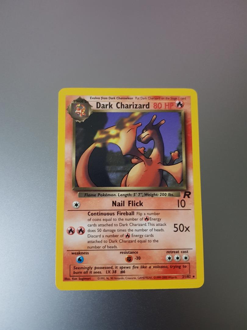 Pokemon Dark Charizard Team Rocket Non Holo Near Mint Evolution Lot ...
